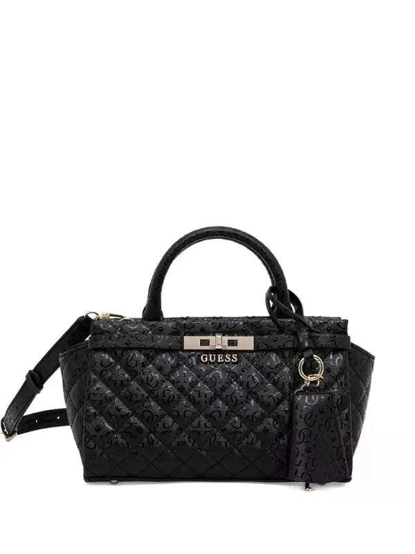 Guess Quilted Logo-pattern Tote Bag
