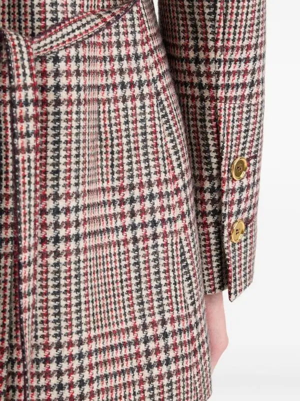 PATOU Belted Jacket With Pockets - Brown