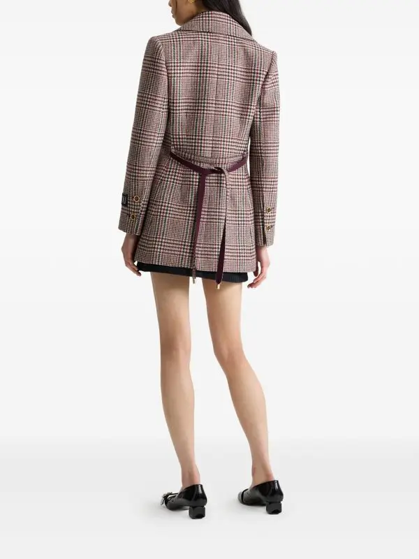 PATOU Belted Jacket With Pockets - Brown