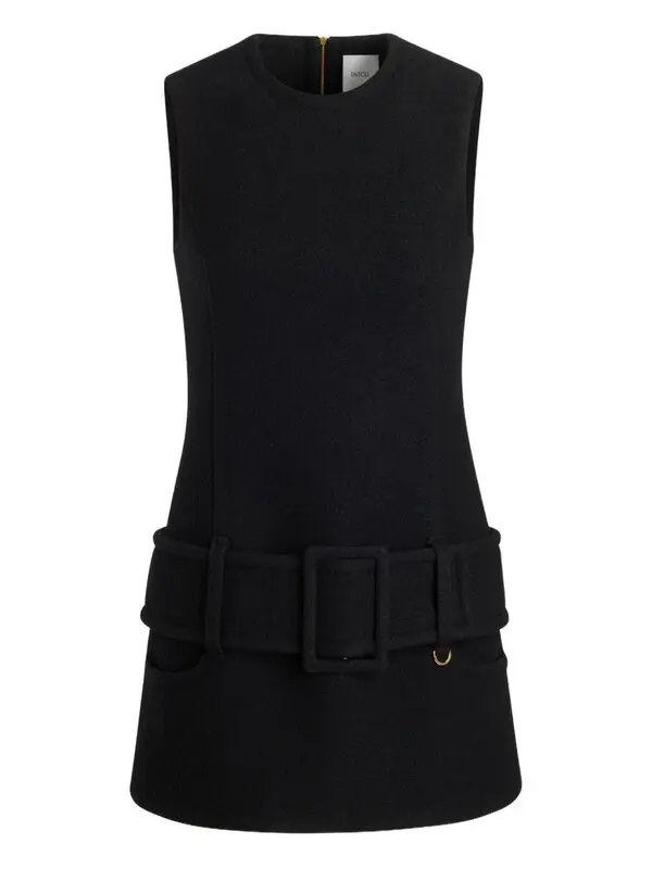 Patou Waist Belted Mini Dress