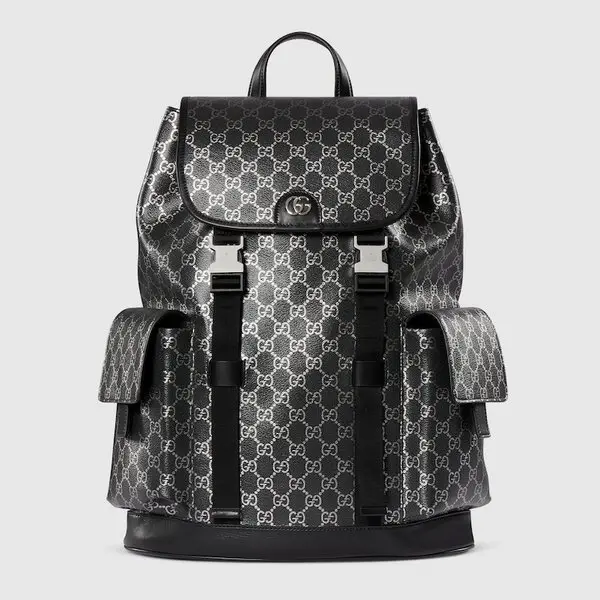 Gucci Gg Large Backpack - Black