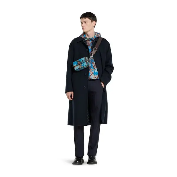 Gucci Gg Motif Double Wool Coat