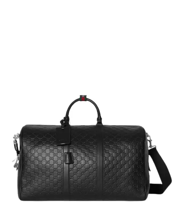 Gucci Gg Emblem Duffle Bag - Black
