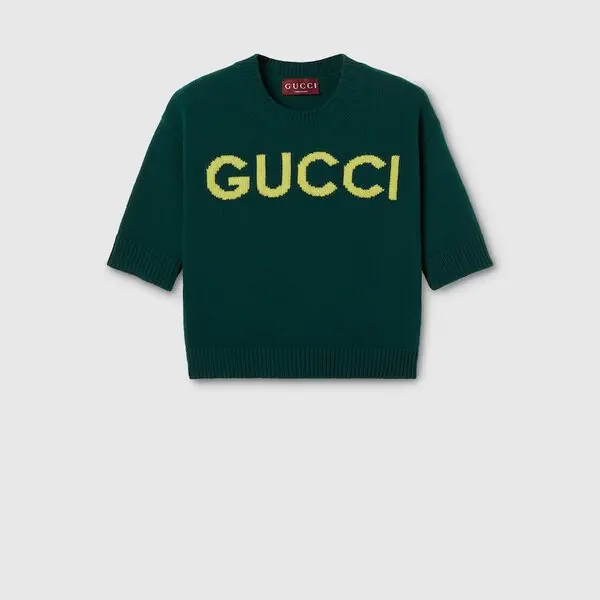 Gucci Soft Wool Top With Intarsia