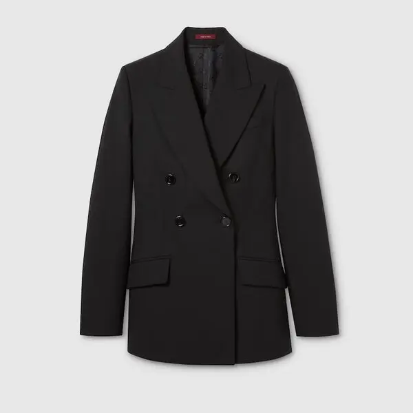Gucci Double-breasted Light Wool Jacket