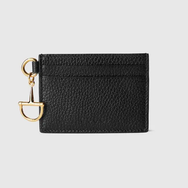 Gucci Half Horsebit Card Case - Black