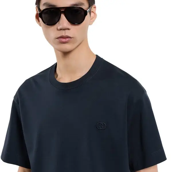 Gucci Cotton Jersey T-shirt With Embroidery