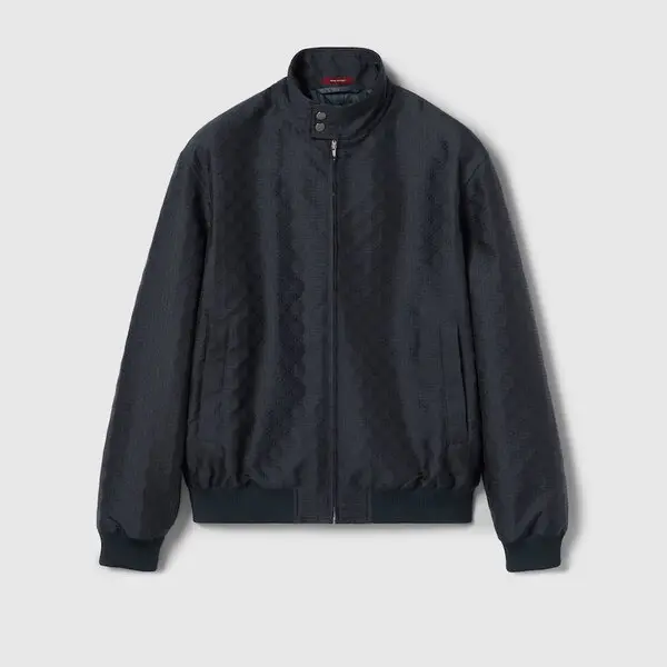Gucci Gg Ripstop Zip Jacket