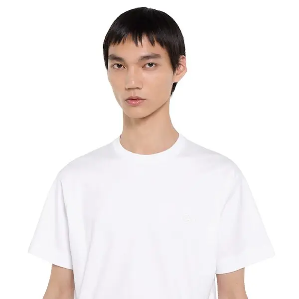 Gucci Cotton Jersey T-shirt With Embroidery - White