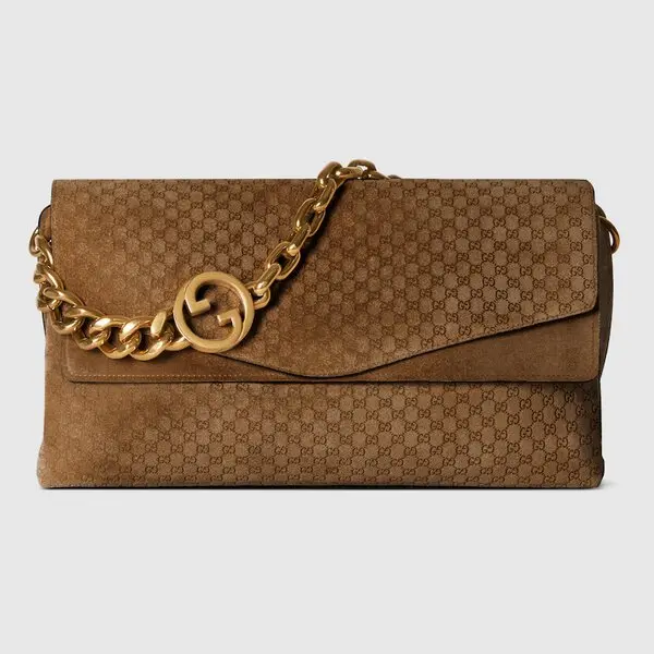 Gucci - Large Shoulder Bag With Chain