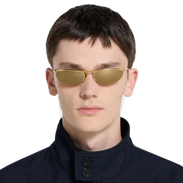 Gucci Foldable Oval-shaped Sunglasses