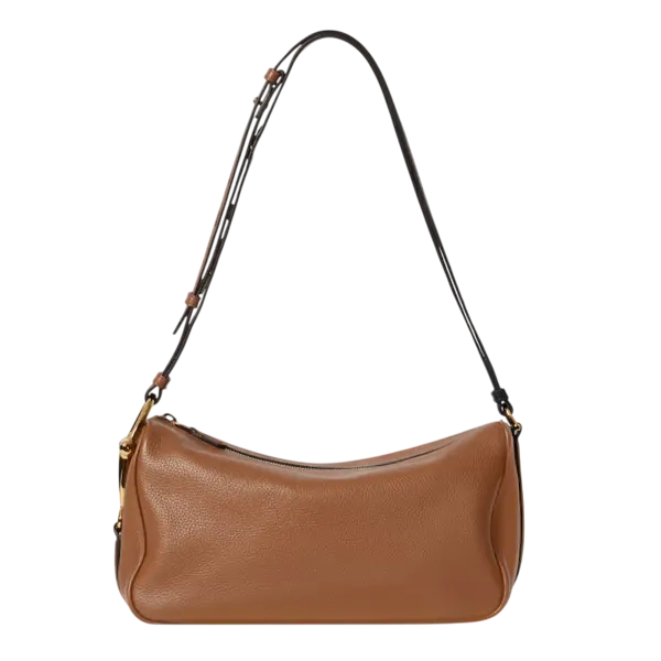 Gucci Half Horsebit Medium Shoulder Bag - Brown