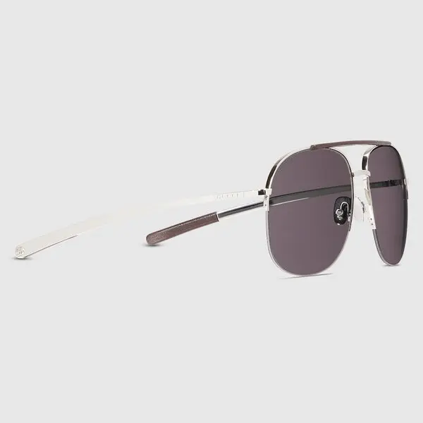 Gucci Navigator Sunglasses With Logo