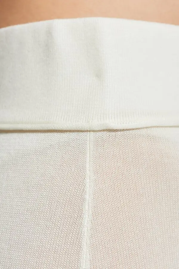 TOTEME Straight-cut Midi Skirt - Cream