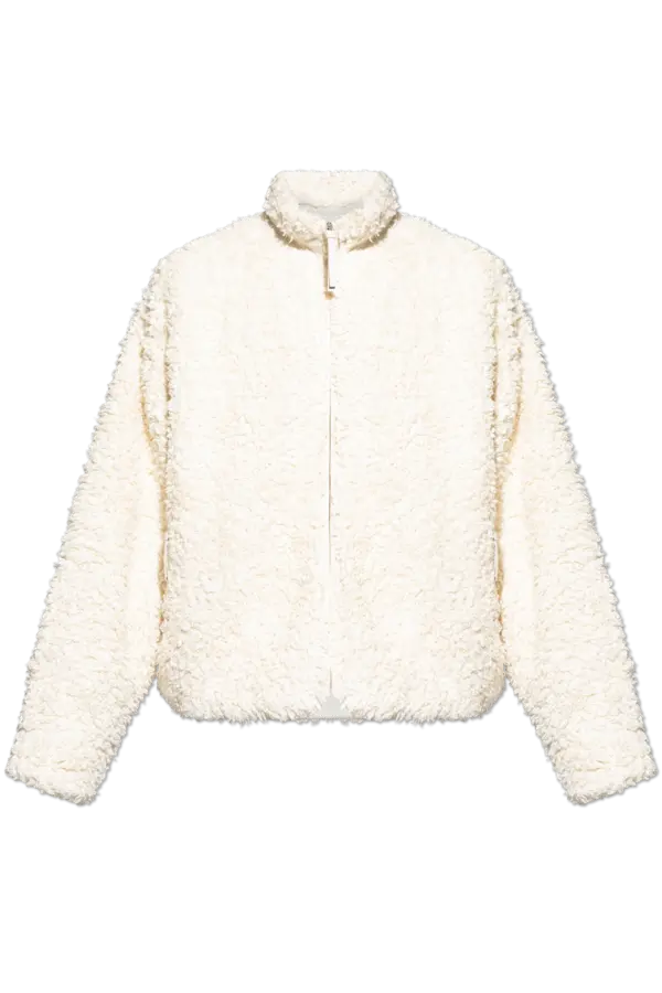 JIL SANDER Cotton Jacket With Stand-up Collar