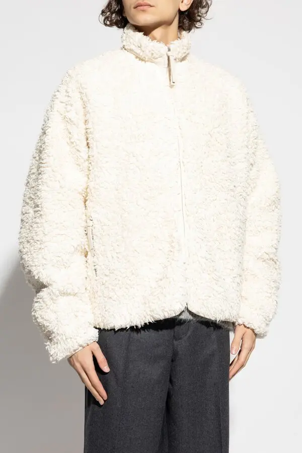 JIL SANDER Cotton Jacket With Stand-up Collar