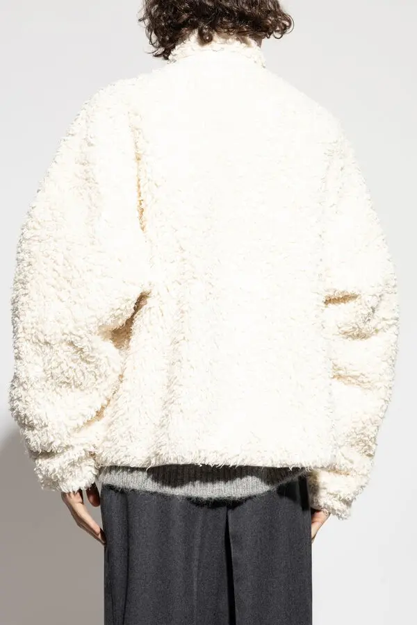 JIL SANDER Cotton Jacket With Stand-up Collar