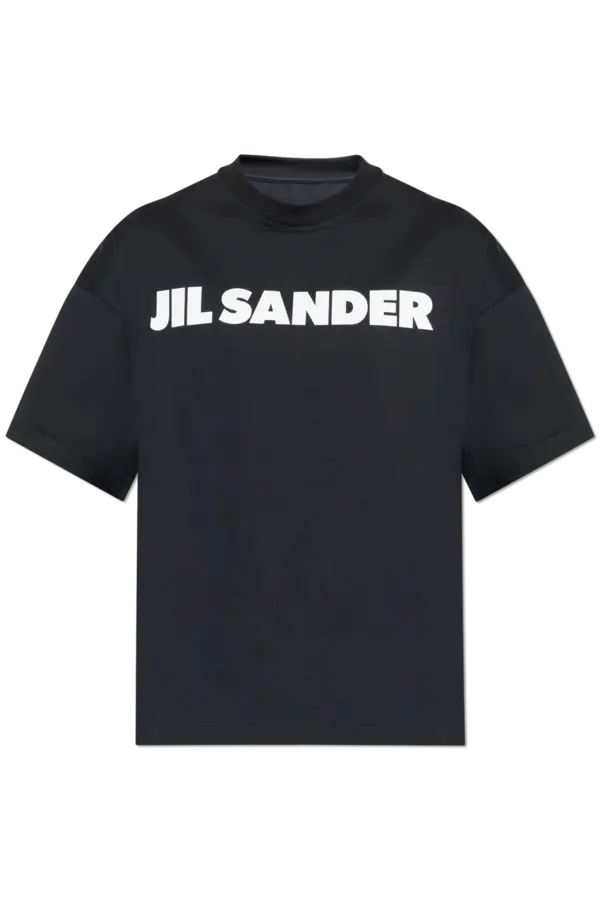 JIL SANDER Logo T-shirt - Black