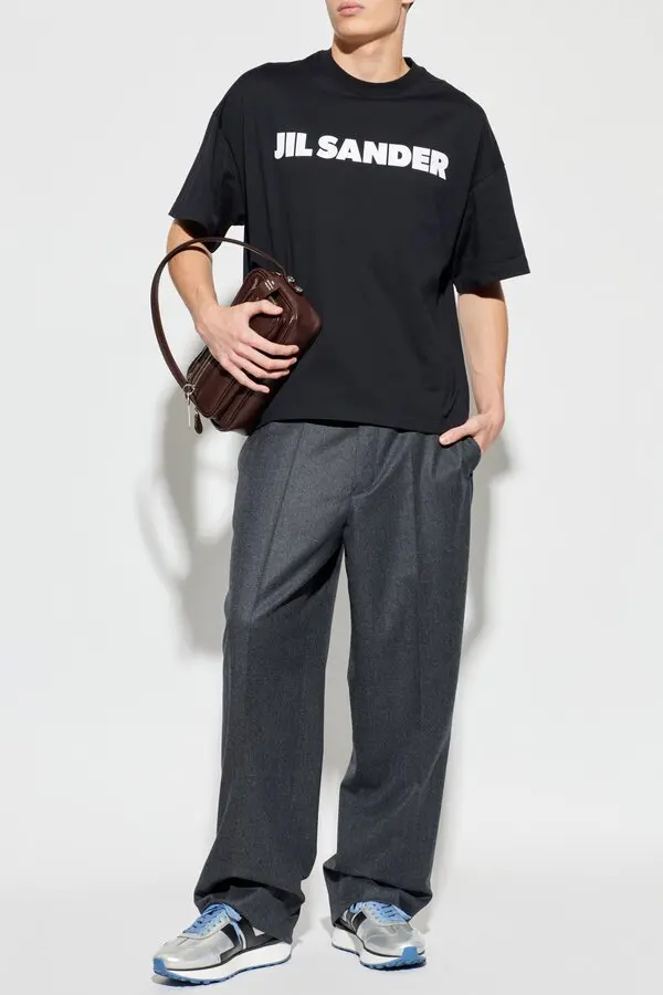 JIL SANDER Logo T-shirt - Black
