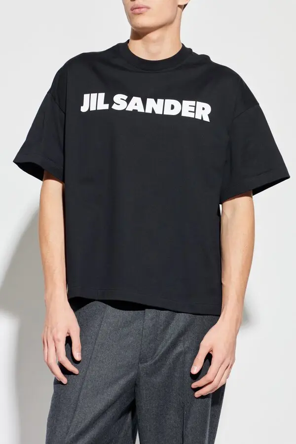 JIL SANDER Logo T-shirt - Black