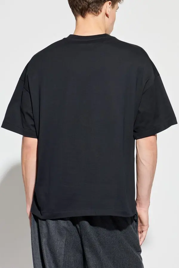 JIL SANDER Logo T-shirt - Black