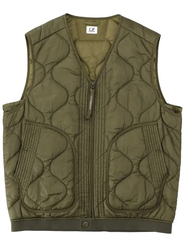 C.P. COMPANY Padded Vest - Military Green