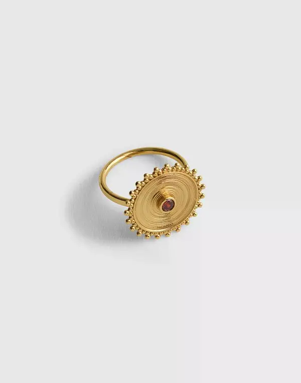 Madewell Keepsake Statement Ring - Antique Gold