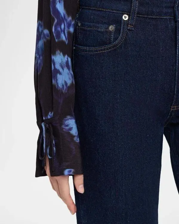Rag & Bone Harlow Ankle Straight Jeans