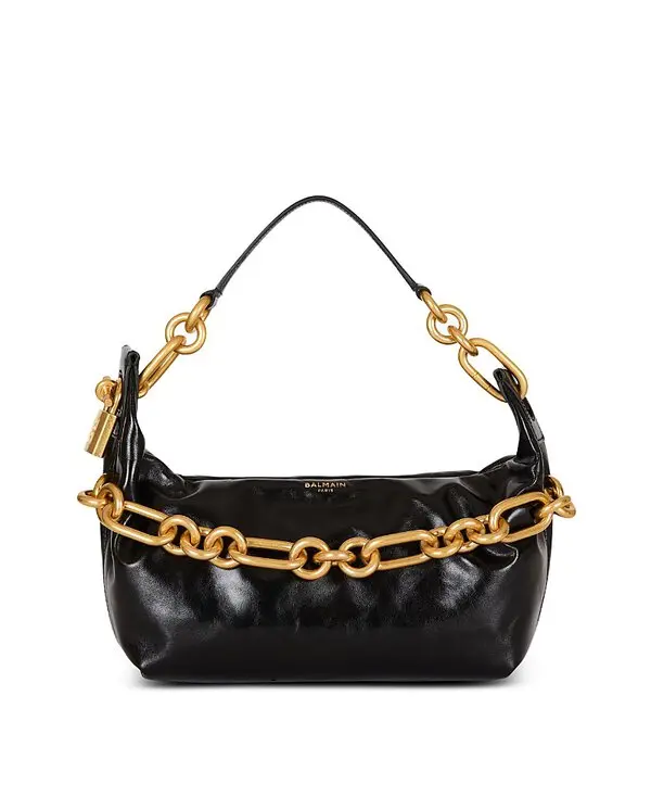 Balmain Medium Sync Bag In Calfskin Leather