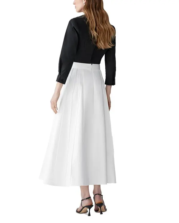 Carolina Herrera Embellished Floral Cotton Blend Button-down Shirt
