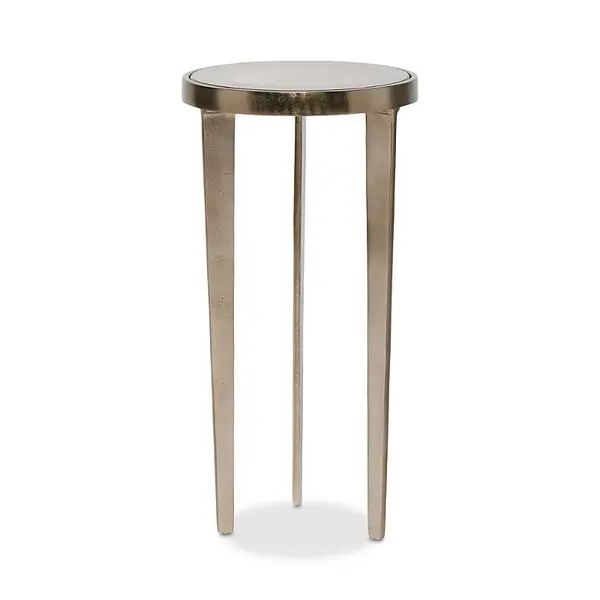 INTERLUDE HOME Jan Round Drink Table - Bronze
