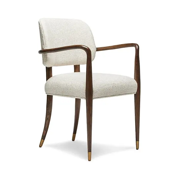 INTERLUDE HOME Serafina Arm Chair - Walnut