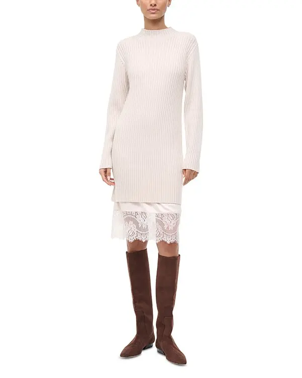 Staud Willow Sweater Dress - Ecru