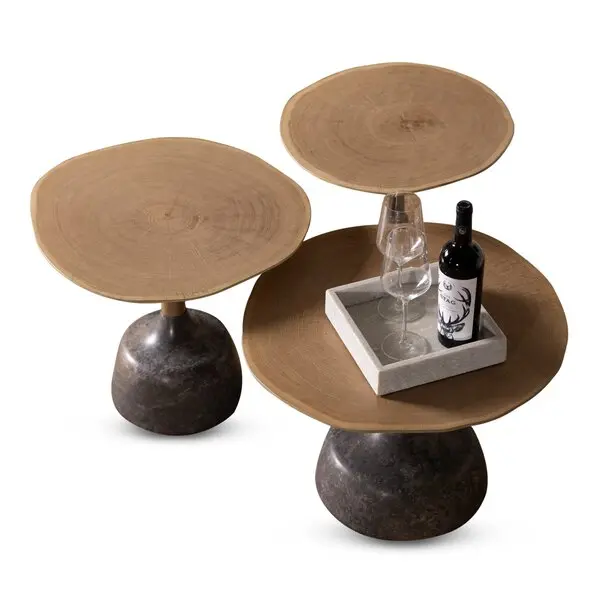 INTERLUDE HOME Sacha Small Bunching Cocktail Table