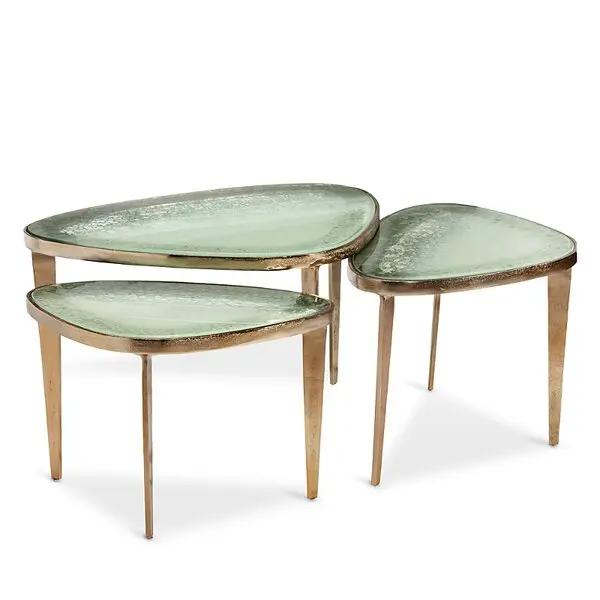 INTERLUDE HOME Jan Bunching Cocktail Tables - Green