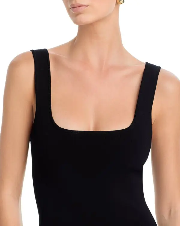 Simkhai Romelia Midi Dress - Black