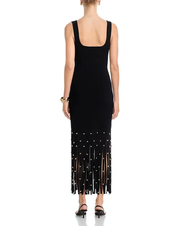 Simkhai Romelia Midi Dress - Black