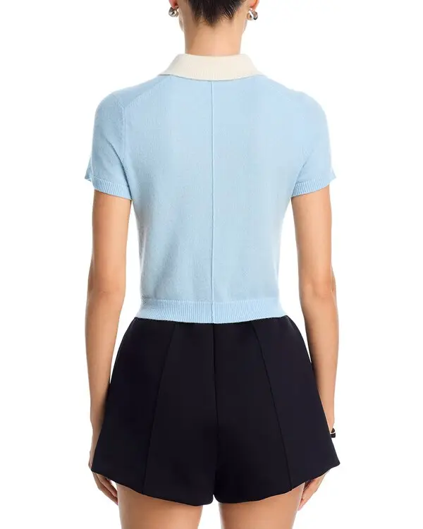 Simkhai Sanders Cashmere Polo Tee