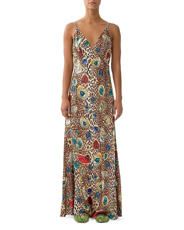 Camilla Silk Maxi Slip Dress - Nazar Nirvana