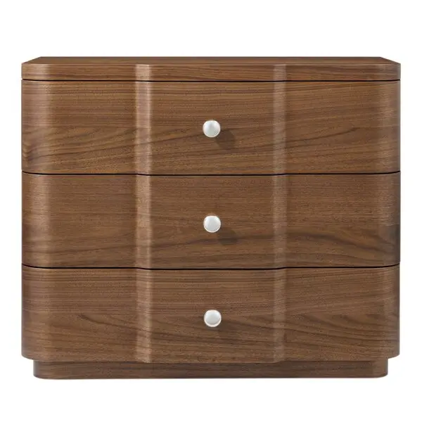 THEODORE ALEXANDER Coronet Walnut Nightstand