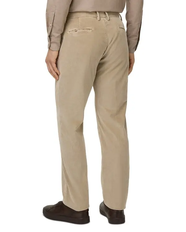 Boggi Milano Slim Fit Stretch Garment Dyed Pants - Sand
