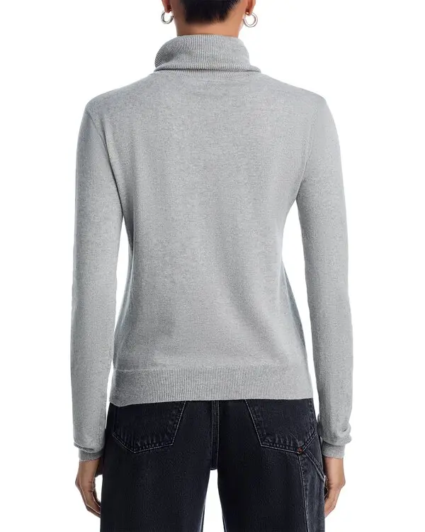 AREA Crystal Knot Turtleneck Sweater