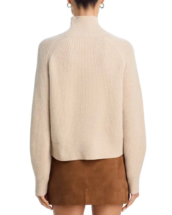 Guest In Residence Cashmere Mock Neck Sweater