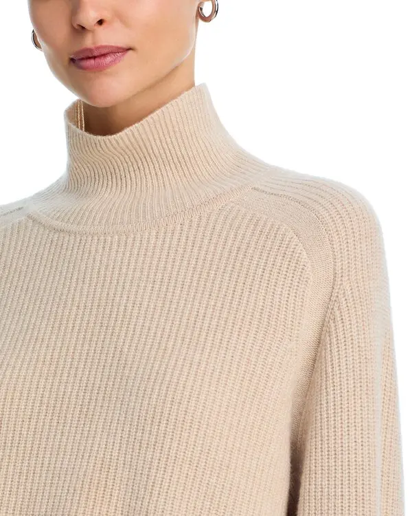 Guest In Residence Cashmere Mock Neck Sweater