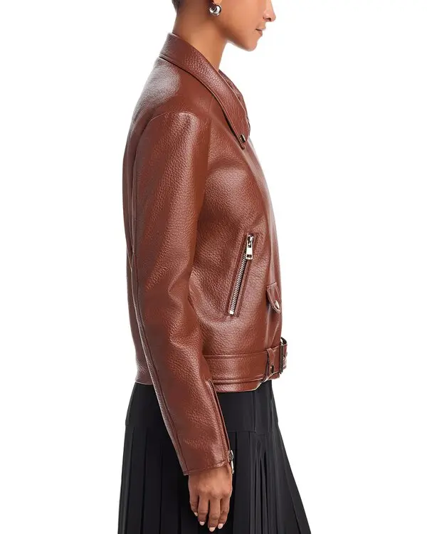 Essentiel Antwerp Faux Leather Moto Jacket