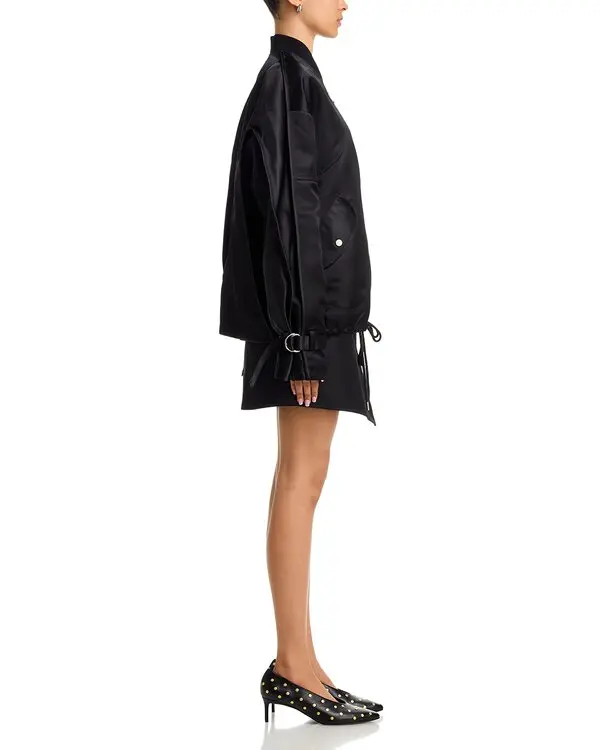 Co Satin Wrap Skirt