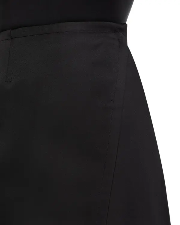 Co Satin Wrap Skirt