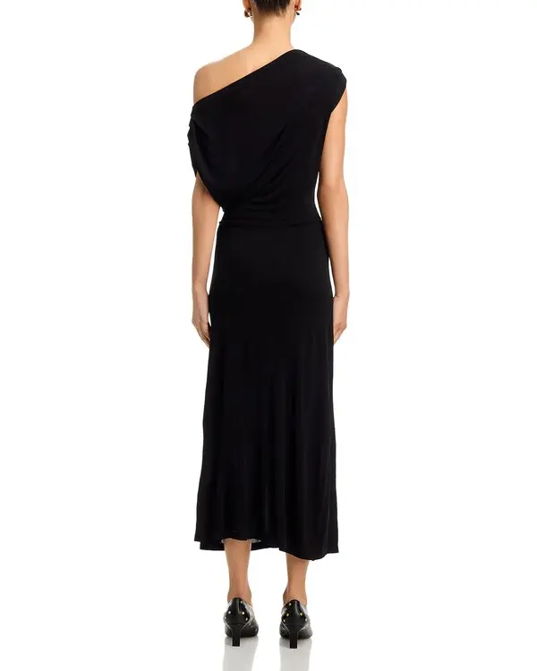 Co Draped Off Shoulder Dress