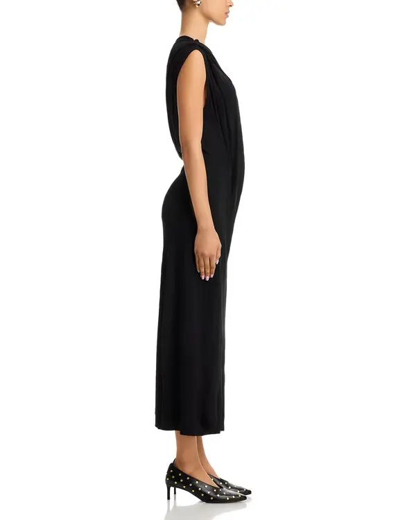 Co Draped Off Shoulder Dress