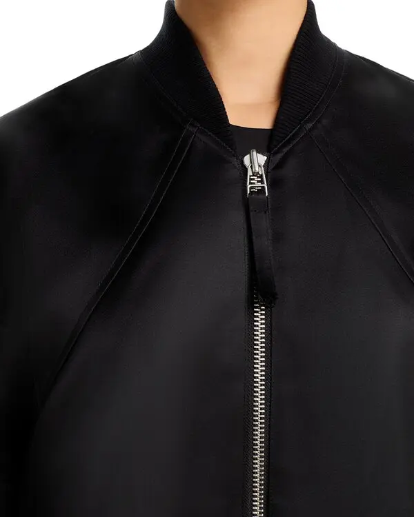 Co Satin Bomber Jacket